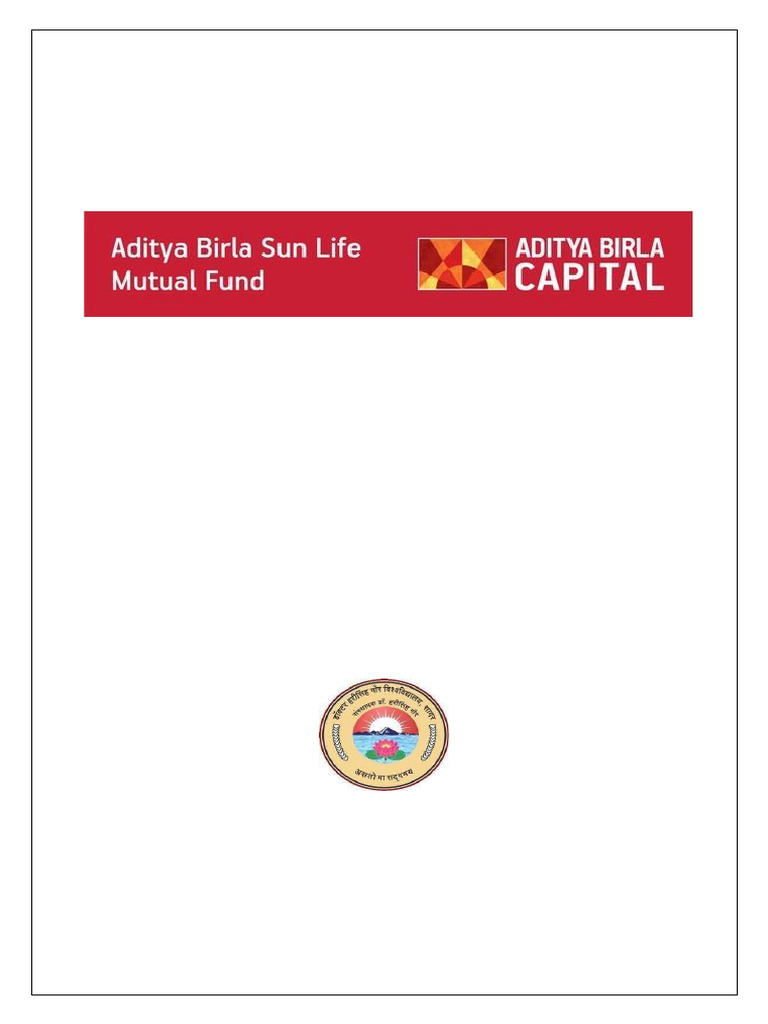 ADITYA BIRLA Sun Life MUTUAL FUNDS | PDF | Investment Fund | Mutual Funds