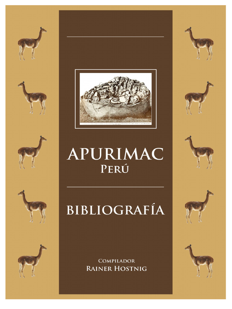 Bibliografia Sobre Apurimac Enero 2022 | PDF | Perú | Lima