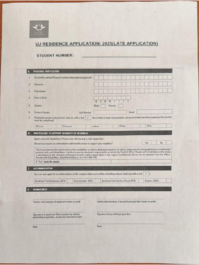 Res Application Form | PDF