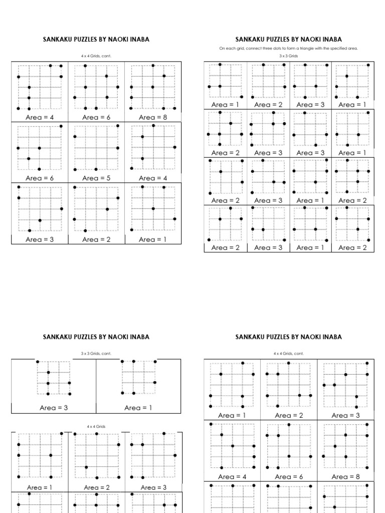 Sankaku Puzzles Booklet Version | PDF