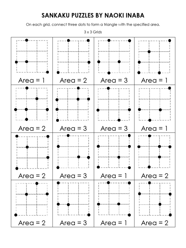 Sankaku Puzzles Full Size Version | PDF