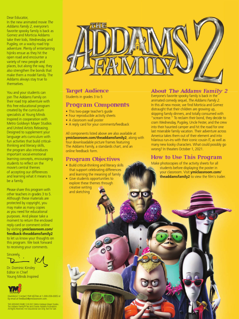 The Addams Family Lesson | PDF