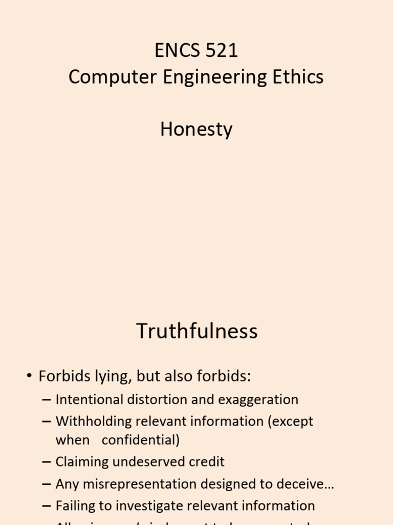 Ethics Lesson 4 | PDF