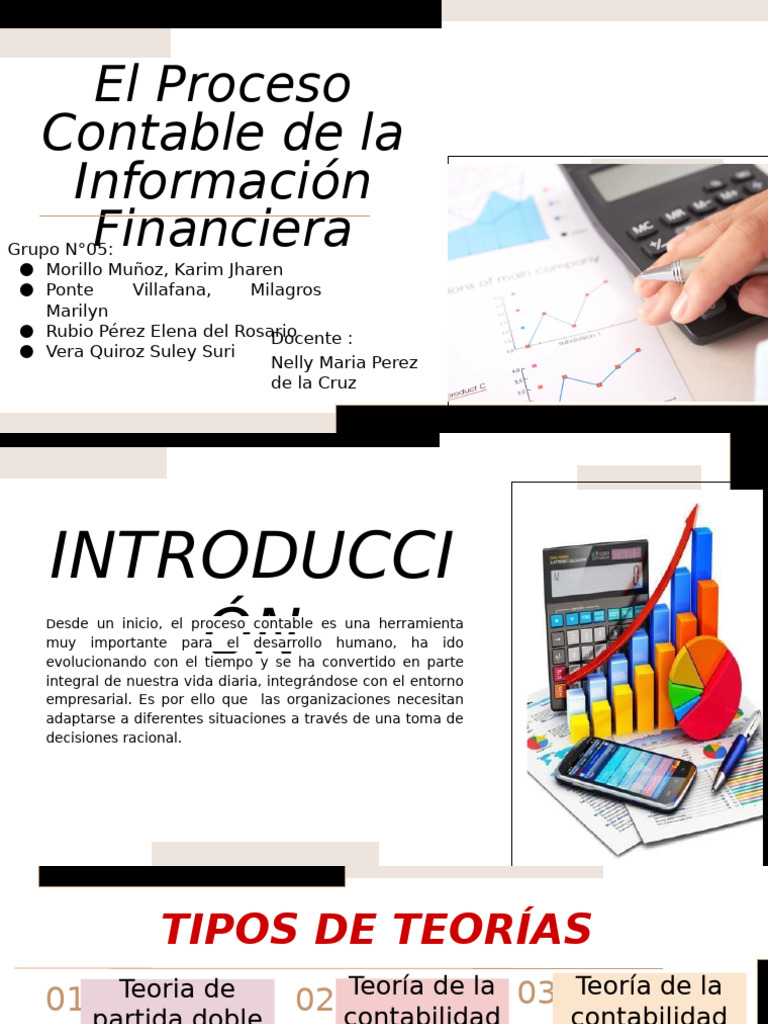 Teorías del Proceso Contable Financiero | PDF | Contabilidad | Negocios ...