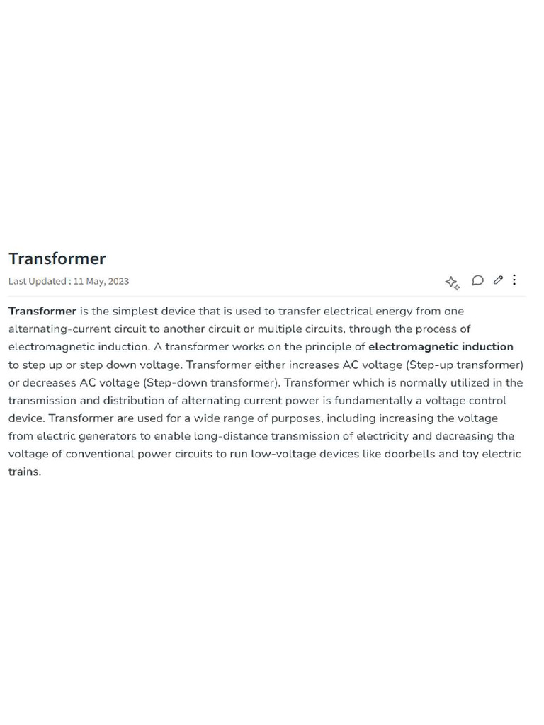 Physics Transformer Investigatory File | PDF
