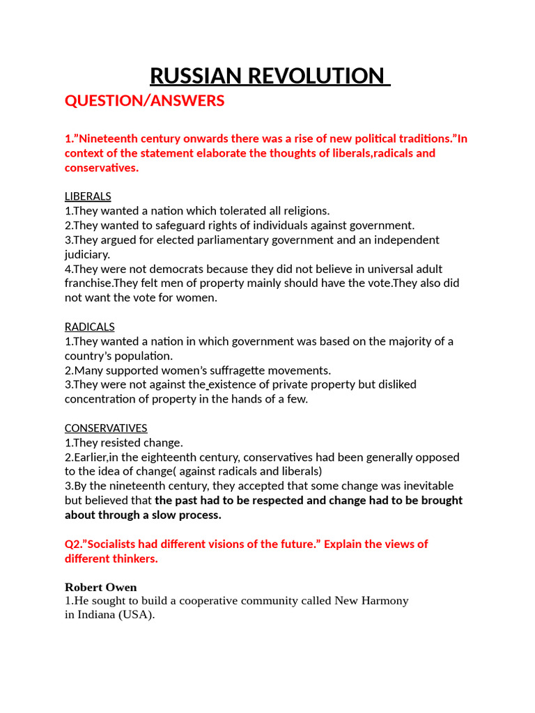 RUSSIAN REVOLUTION | PDF | Vladimir Lenin | Bolsheviks