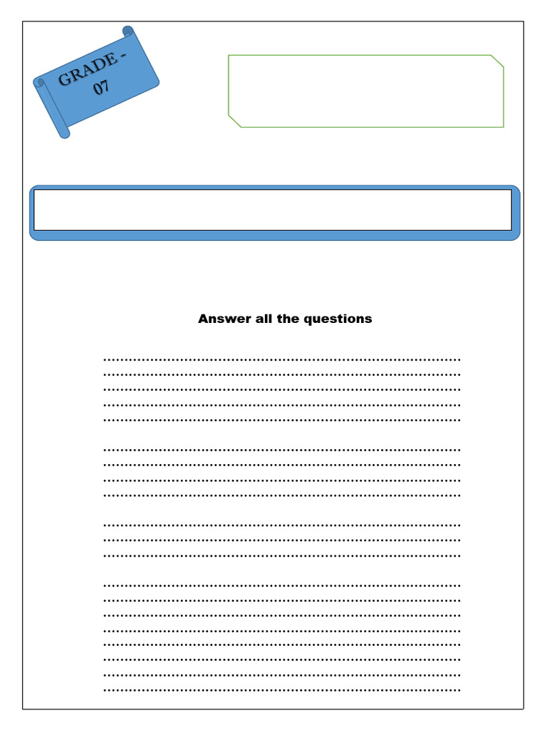 Unit 4 Work Sheet | PDF