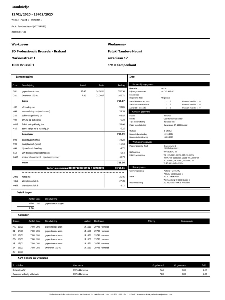 Loonbrief 2025 5301 3 477739 2574527 | PDF