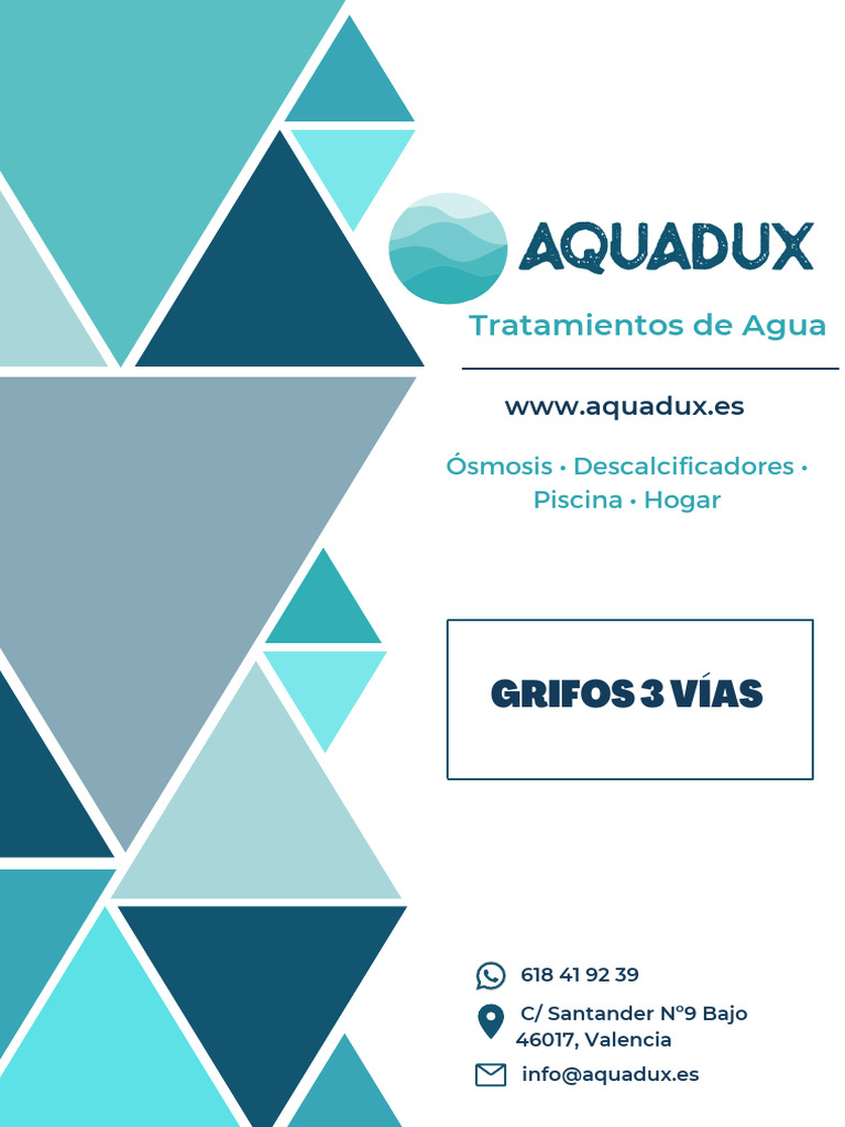 Grifos 3 y 4 Vías de Aquadux | PDF | Tap (Válvula) | Ingeniería mecánica