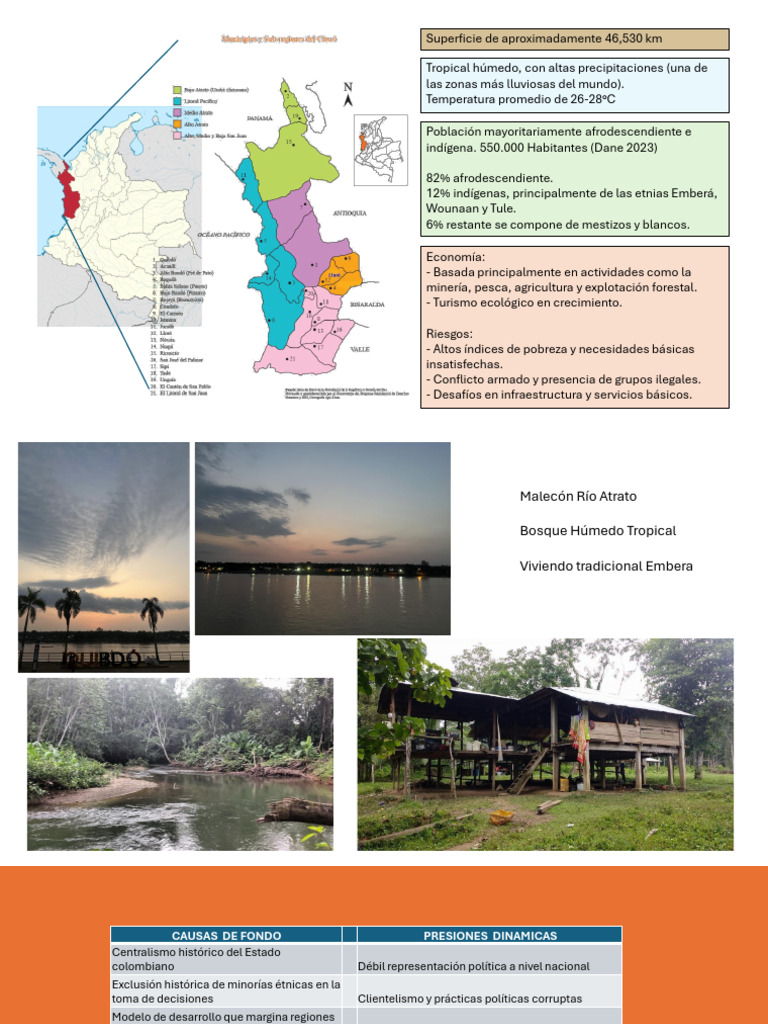 Área de Estudio Chocó | PDF | Corrupción política | Los bosques