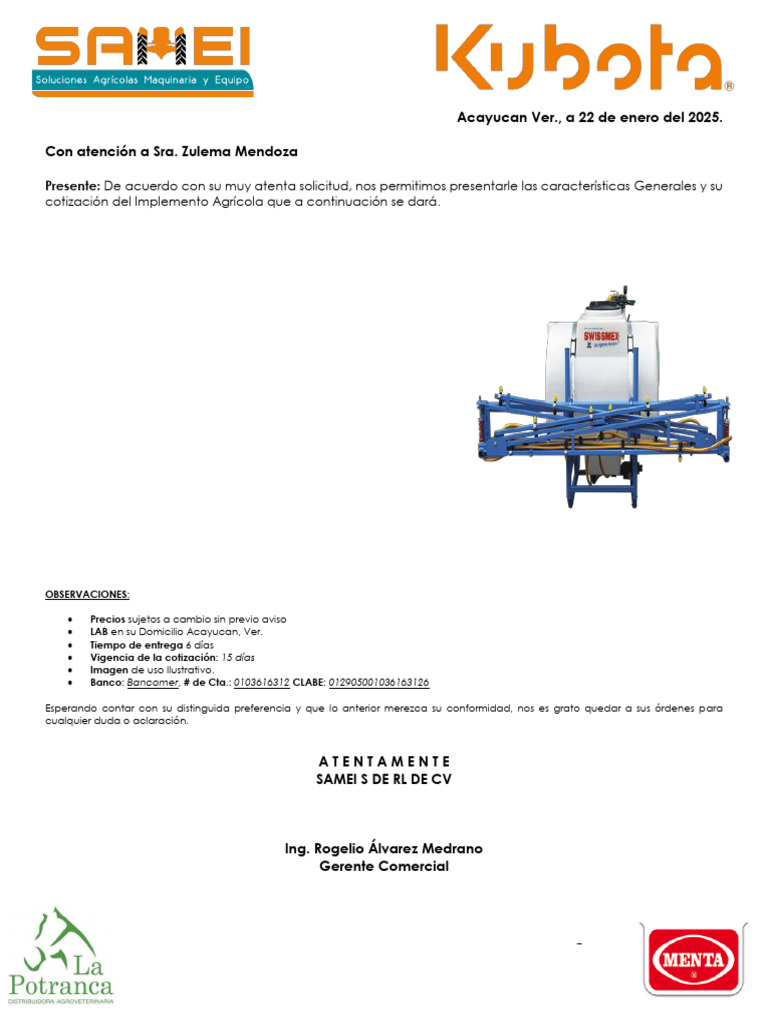 Aspersora HALCON Aguilon 600lts1 | PDF