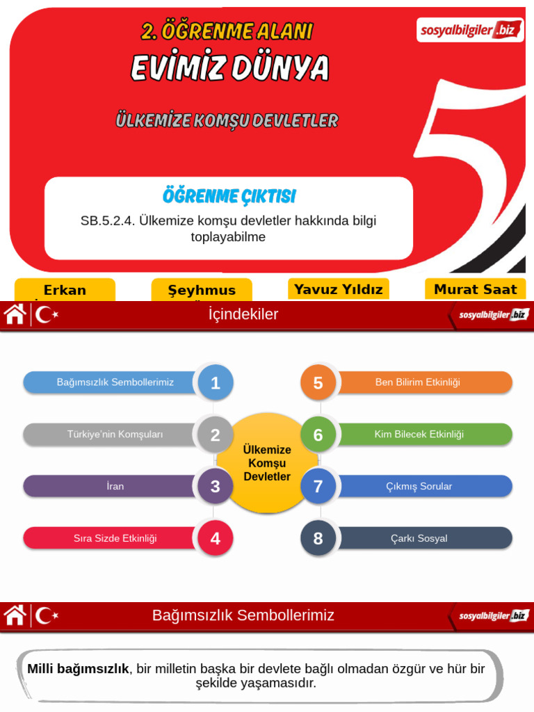 524 Ülkemize Komşu Devletler | PDF