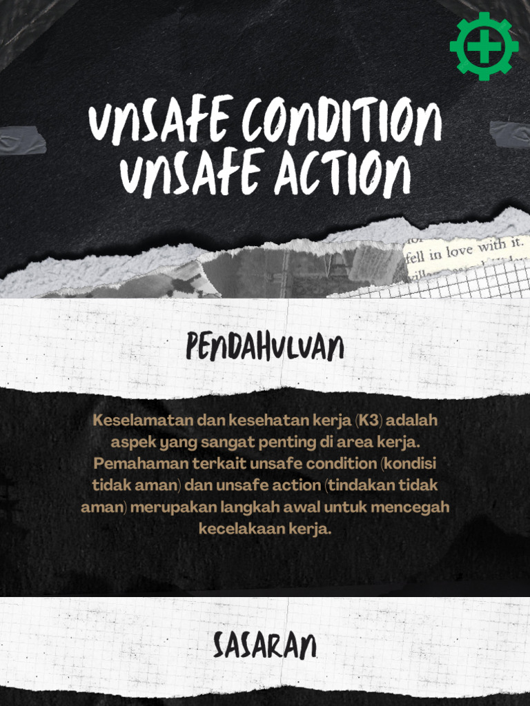 Unsafe Condition Dan Unsafe Action | PDF