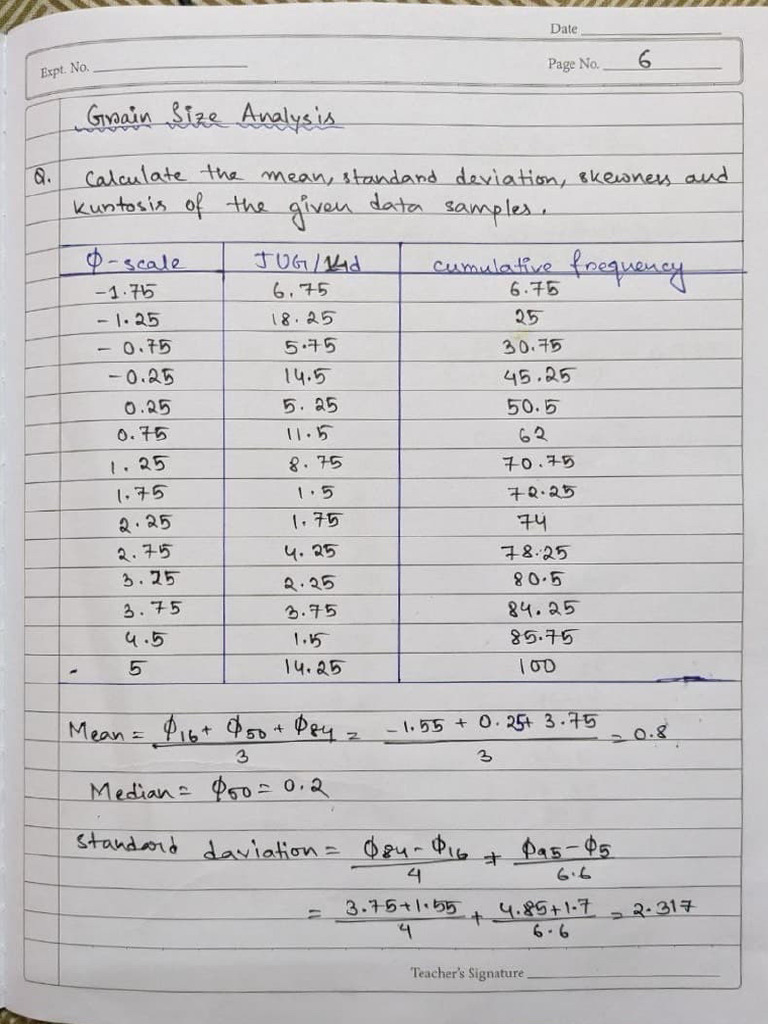 Grain Size Analysis Arnab Maity | PDF