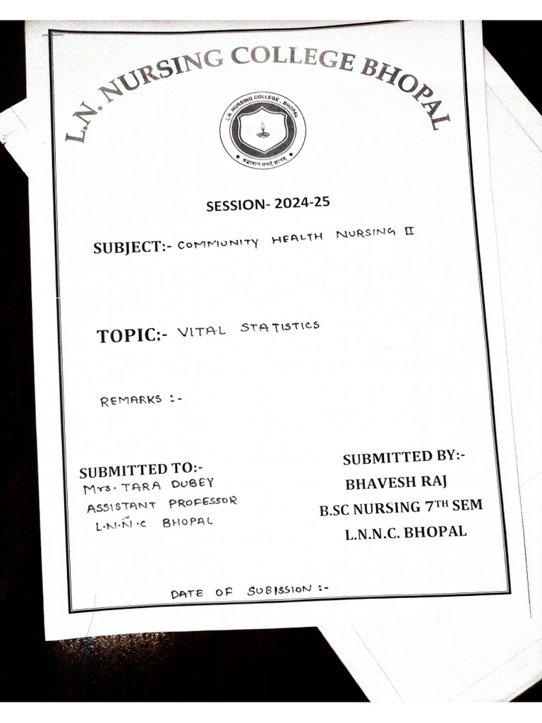 Vital statistics | PDF