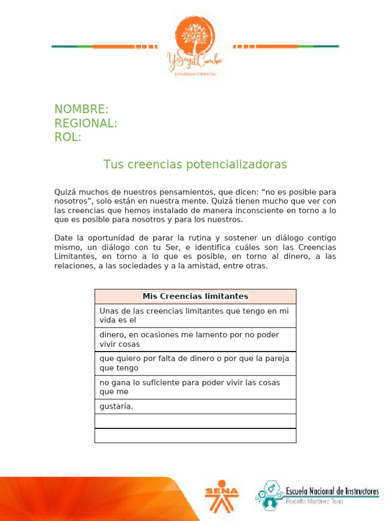 tarea3 ud1 tus creencias | PDF