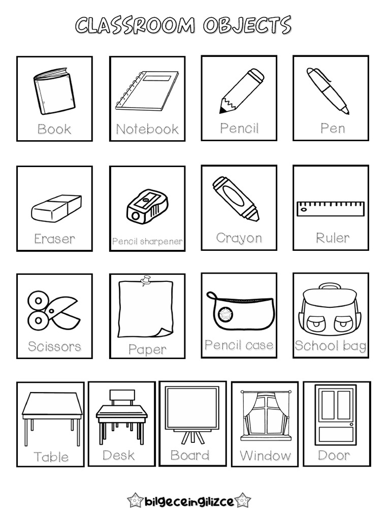 Classroom Objects | PDF