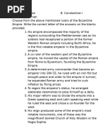History Grade 11 Unit 4 | PDF | Byzantine Empire | Charlemagne