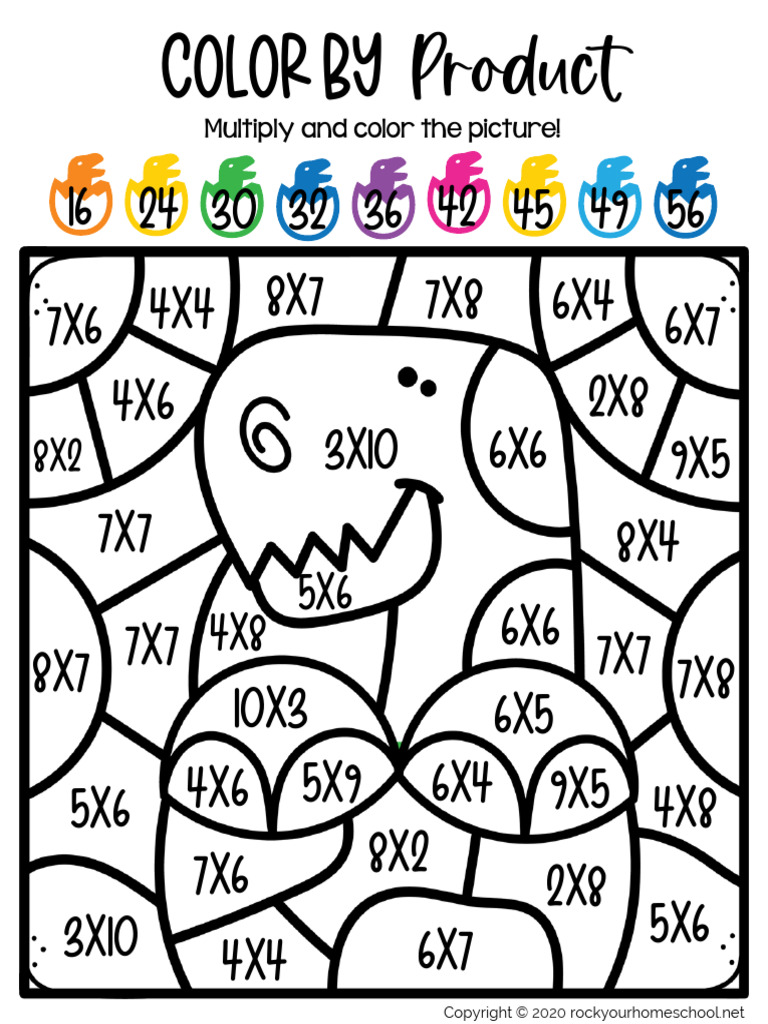 Multiplication Color by Product Complete | PDF | Copyright | Download