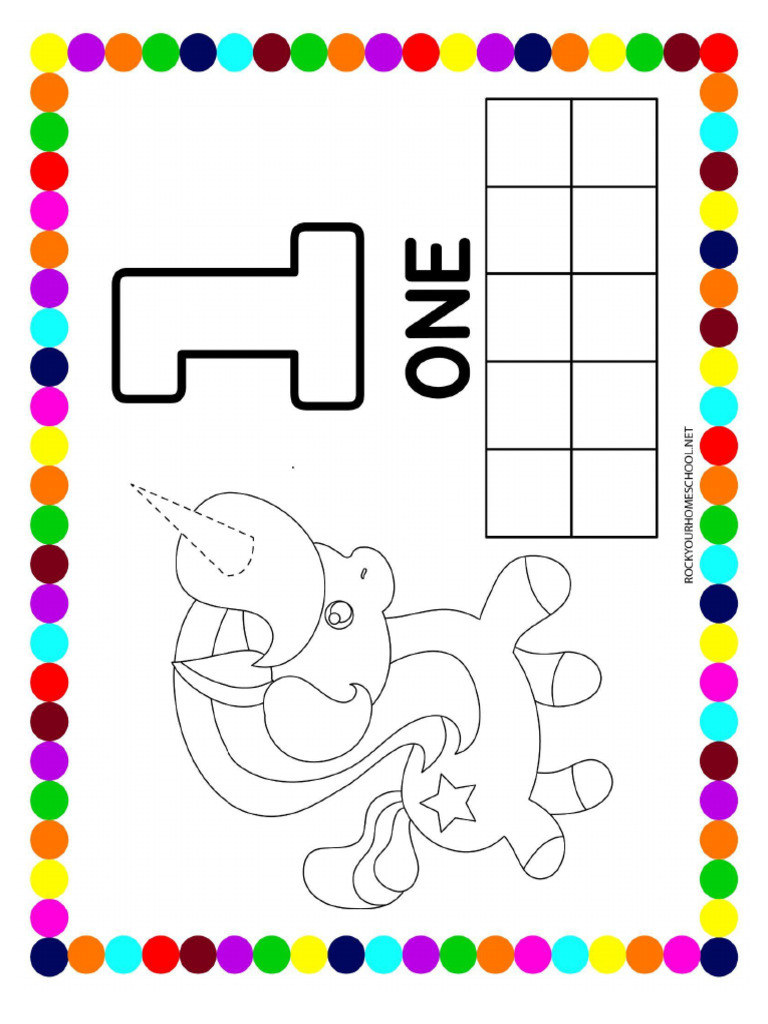 Number Playdough Mats For Hand-On Learning Fun | PDF