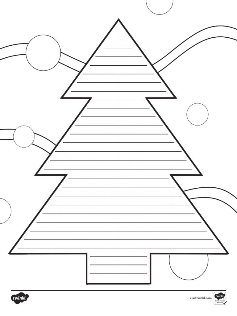 Christmas Tree Writing Template | PDF