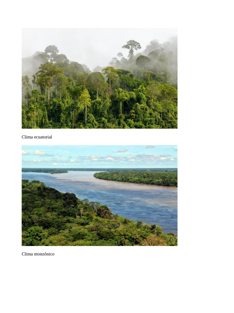 Tipos de Climas | PDF