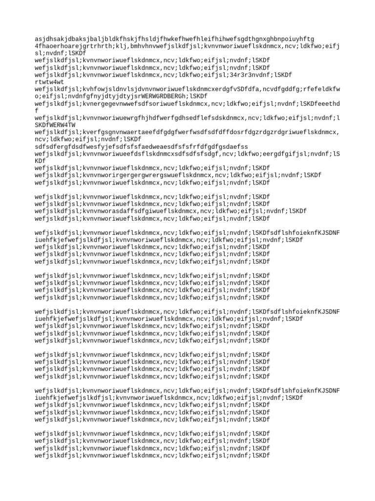 Random Text Document Analysis | PDF
