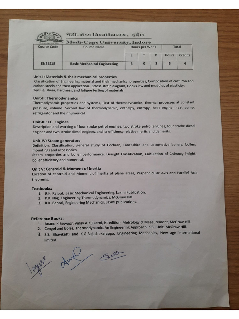 Updated Bme Syllabus | PDF