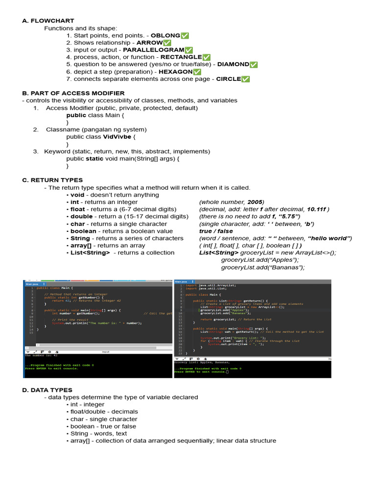 Java Programming Basics Overview | PDF | Integer (Computer Science ...