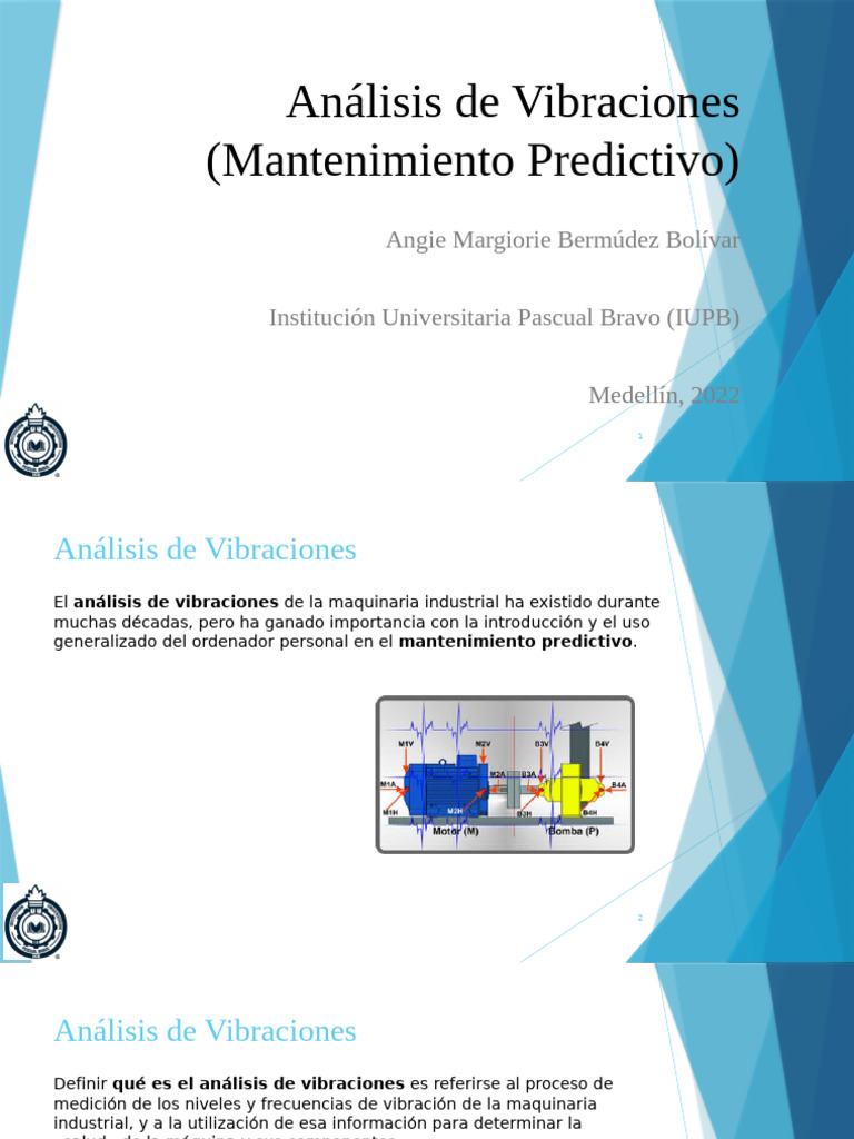 ANGIE BERMUDEZ 1 Analisis de Vibraciones | PDF | Rodamiento (Mecánico) | Frecuencia