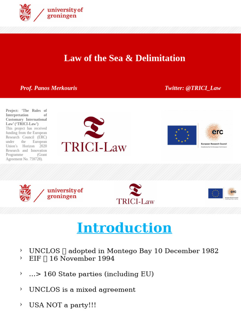 Maritime Delimitation Under UNCLOS | PDF