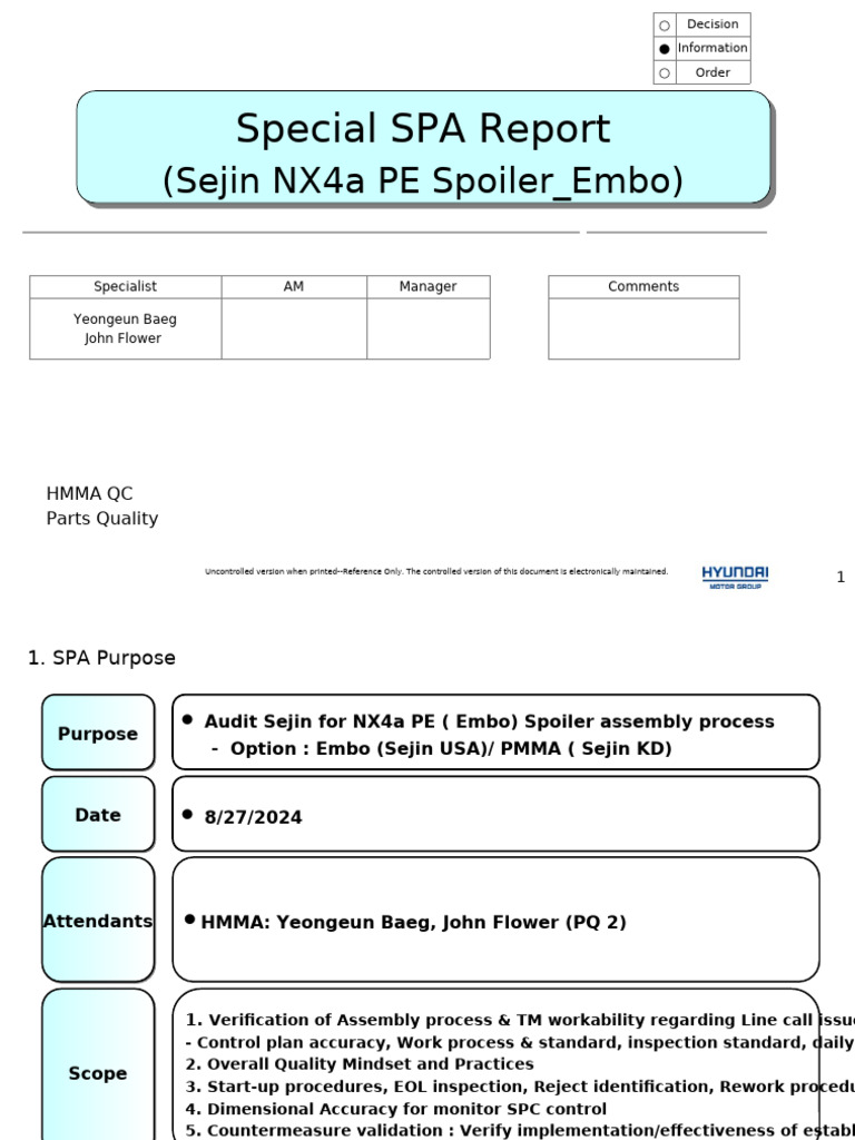 Nx4a Pe Spa 공점감사대책240911 | PDF | Verification And Validation