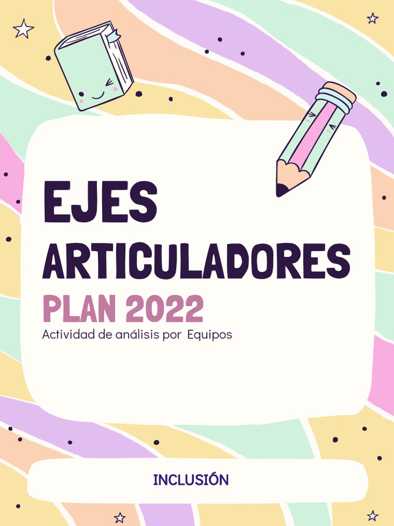 Eje Articulador Inclusión | PDF | Inclusión (Educación) | Desigualdad ...
