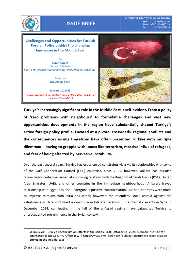 IB Sarah-Akram Jan 20 2025 | PDF | Syria | Turkey