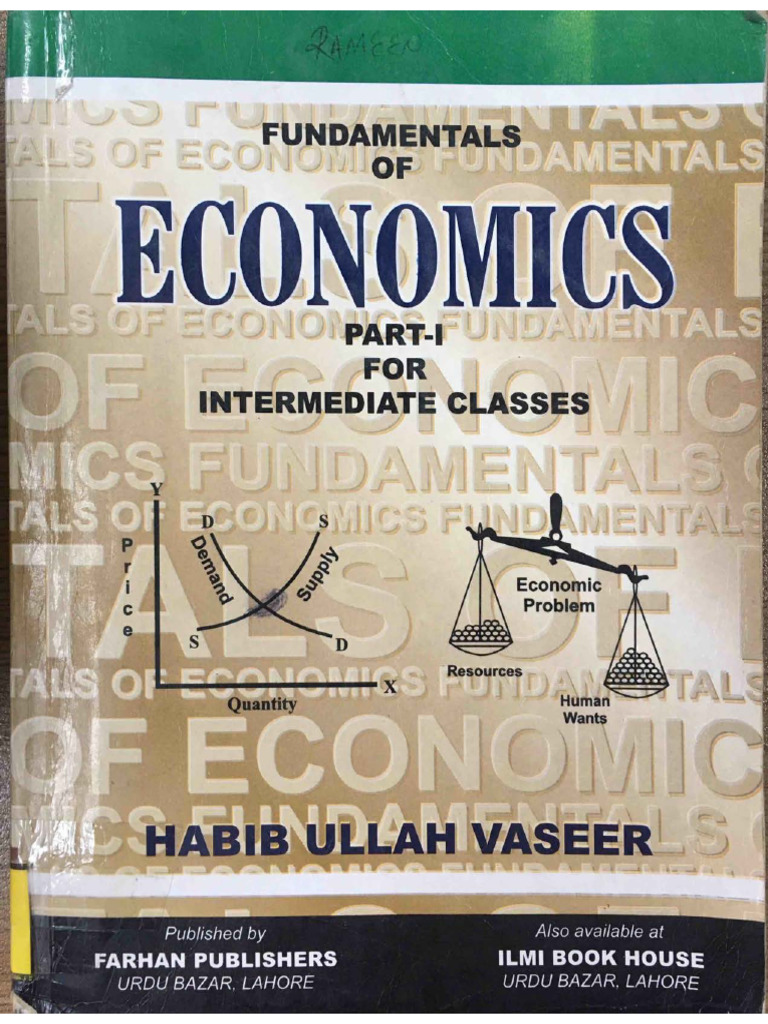 Fundamentals of Economics Part I Habib Ullah Baseer | PDF
