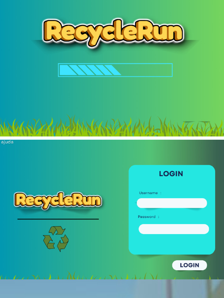 Blue Modern Login Page Desktop Prototype | PDF