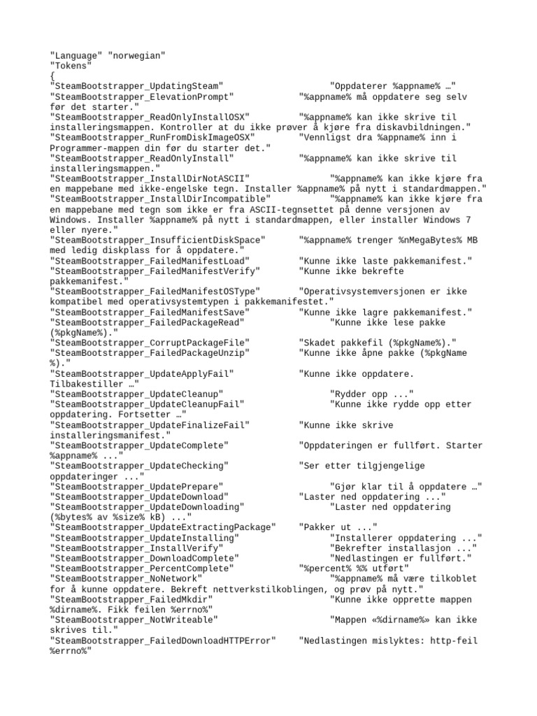 Steambootstrapper Norwegian | PDF