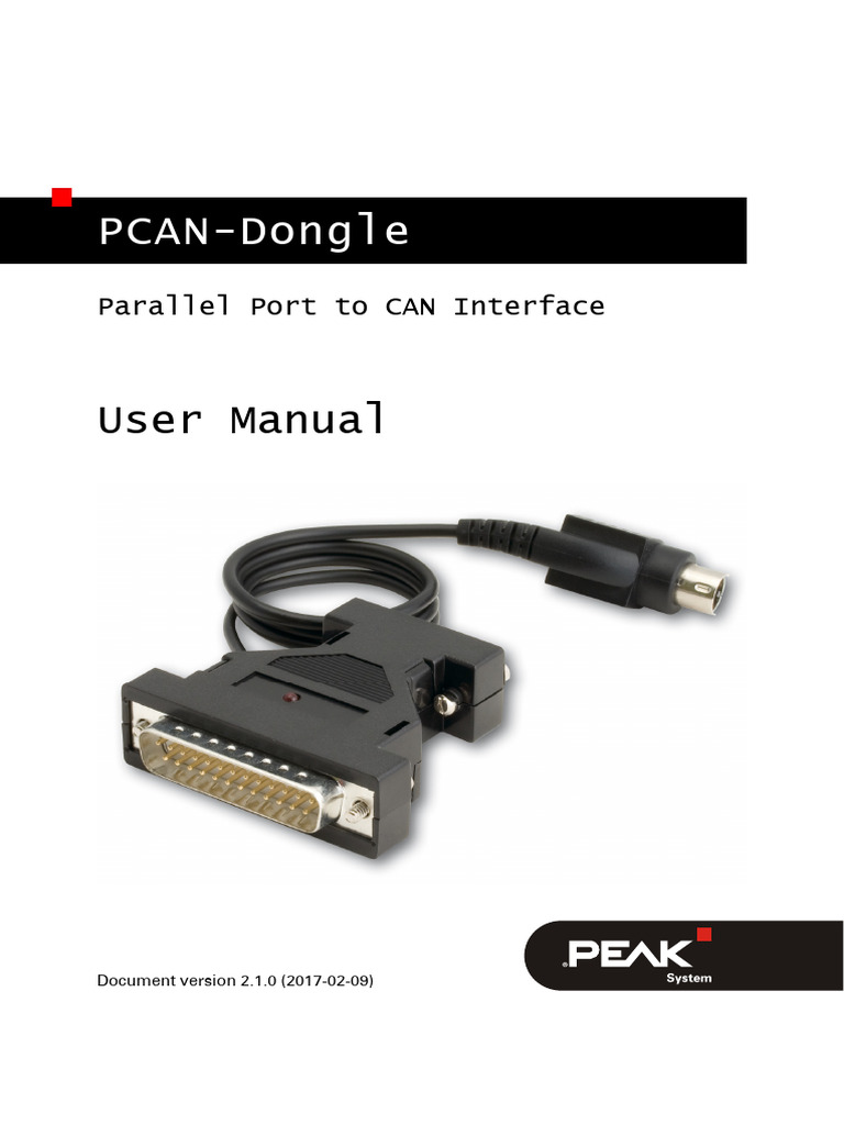 PCAN-Dongle_UserMan_eng | PDF | Device Driver | Operating System
