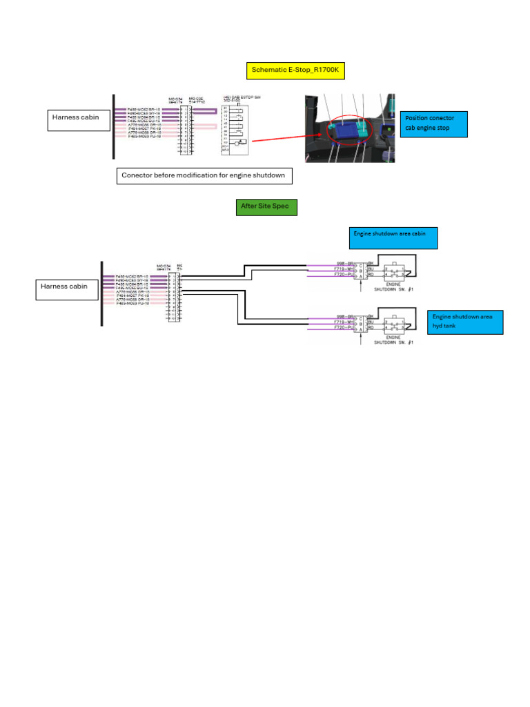 Scehematic E-Stop R1700K | PDF