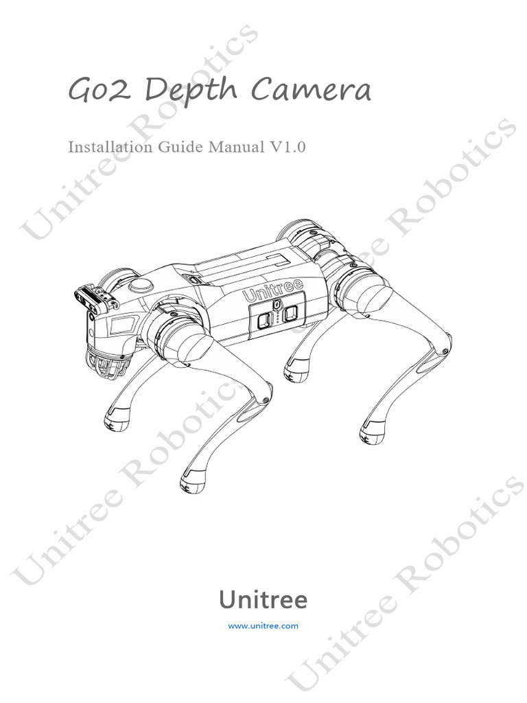 Go2 Depth Camera Installation Manual | PDF | Screw | Manufactured Goods