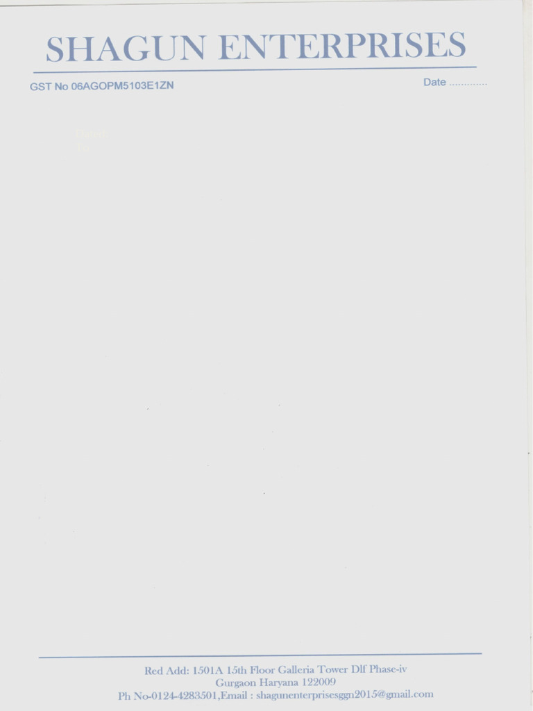 Shagun Letter Head 1-2 | PDF