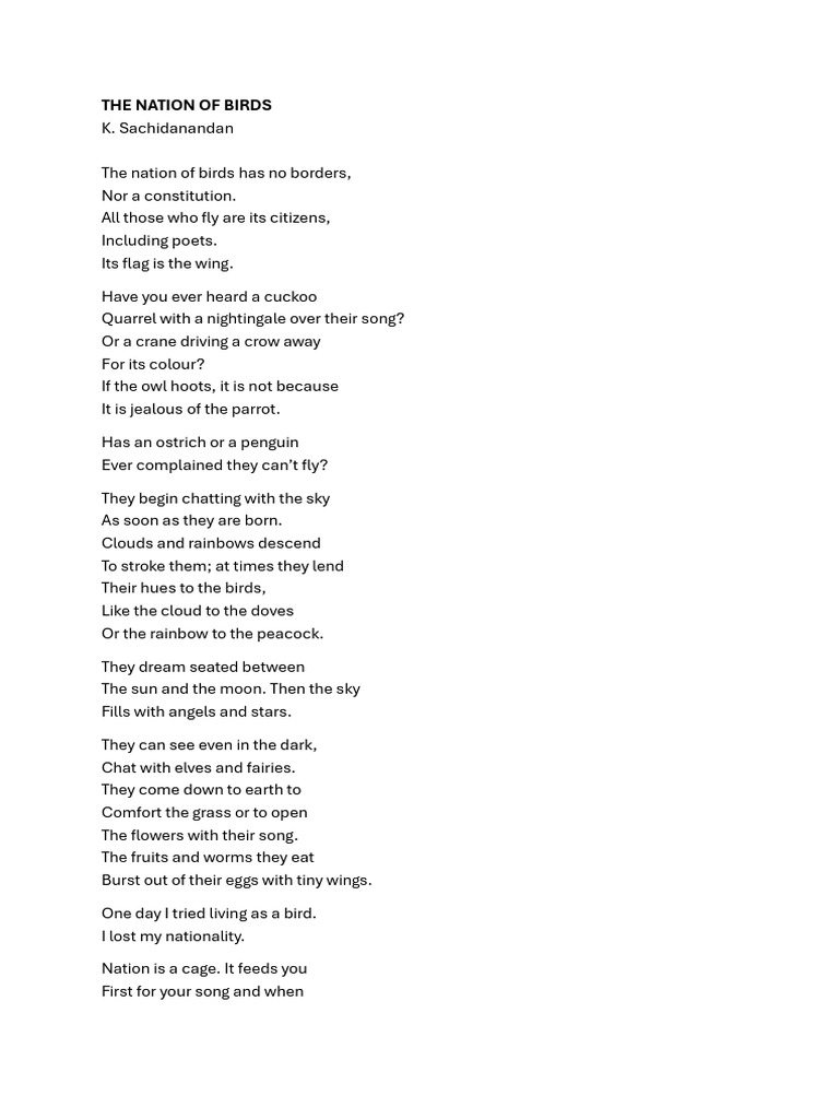 The Nation of Birds Text | PDF