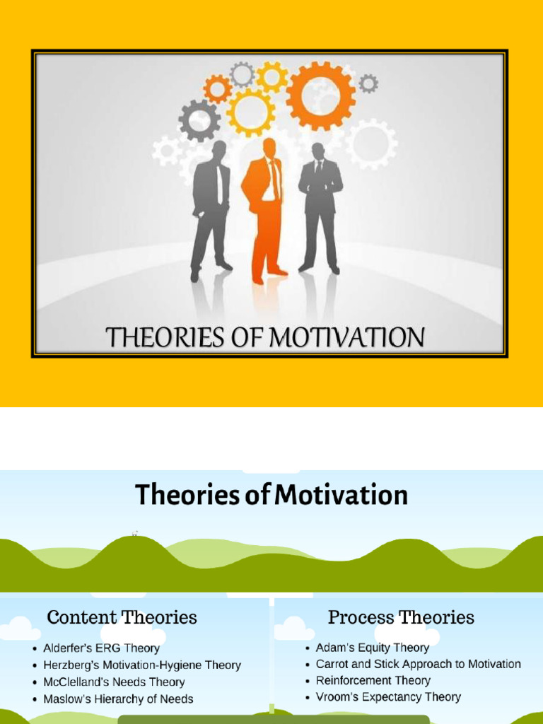 Theories of Motivation - Content | PDF | Behavior Modification ...