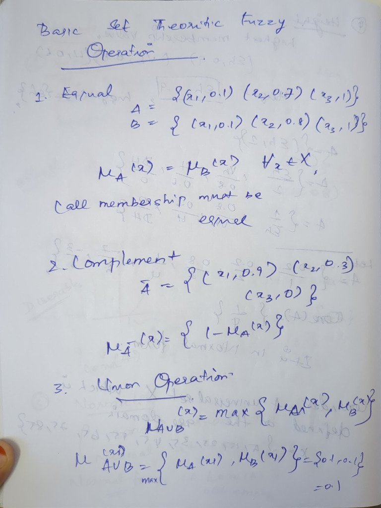 Fuzzy Set Operations | PDF