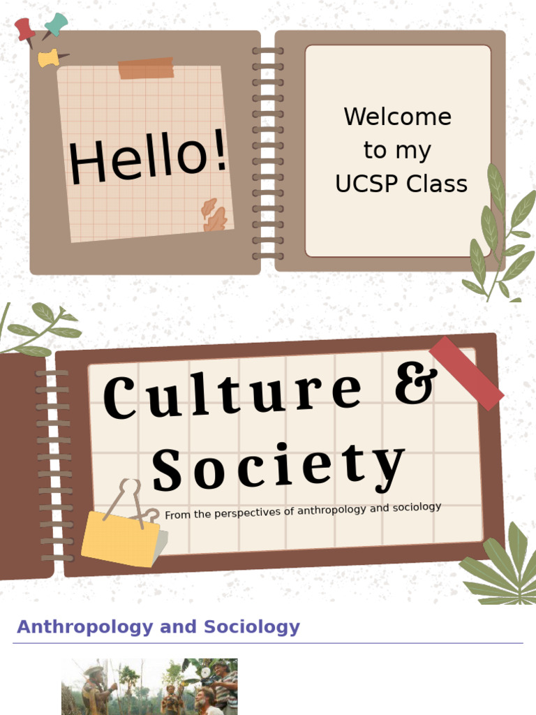Understanding Culture and Society Concepts | PDF | Society | Liberal ...