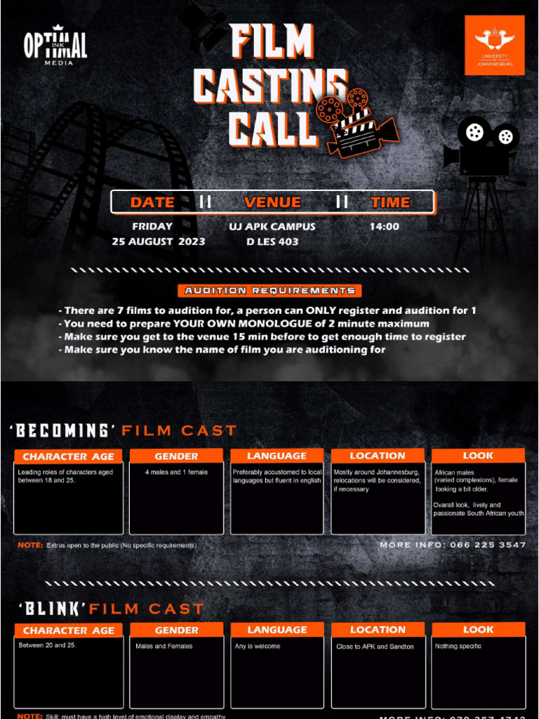 Film Casting Call | PDF