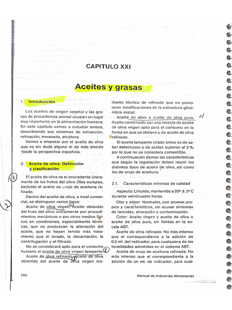 MIA Aceites y grasas | PDF