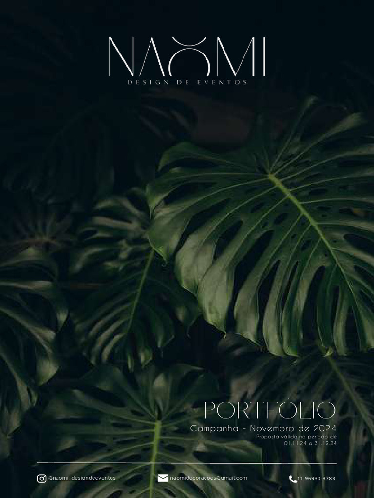 Portfólio de Eventos Naomi Design | PDF