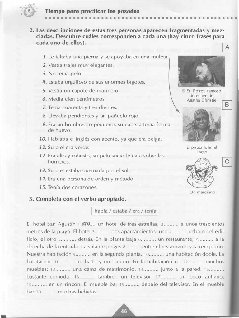 Tiempo - para - Practicar - Los - Pasados (Przeciągnięte) | PDF