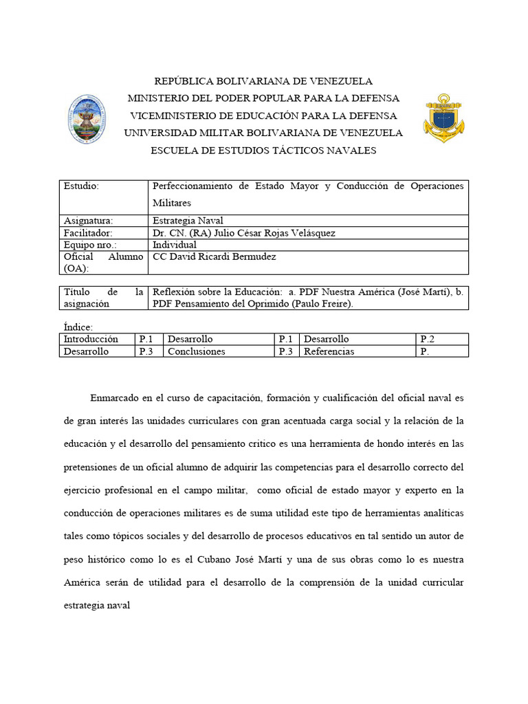 CC David Ricardi Bermudez | PDF